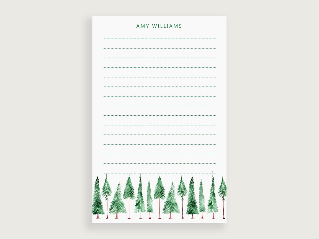 Custom Note Pads, Personalised Note Pad, Customized Notepad for Men ...