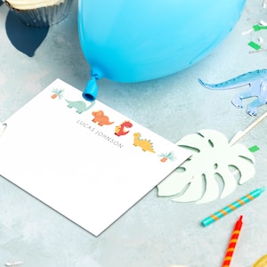 Dinosaur Notecards, Dinosaur Note Cards, Dinosaur Stationery Set ...