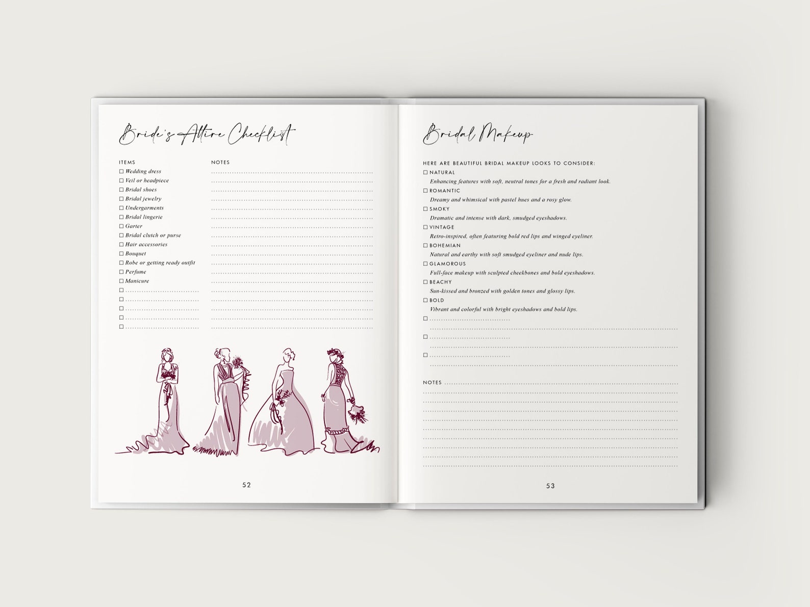 Personalized Wedding Planner | Custom Wedding Planning Book | Floral ...