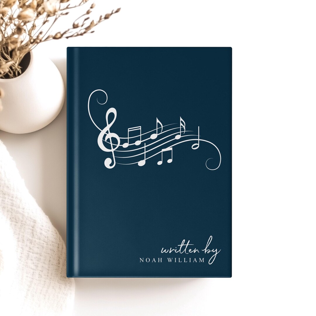 Custom Song Writing Book | Gift for Musicians | Music Notebook for ...