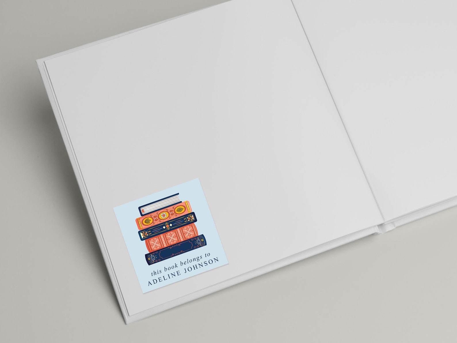 Personalized Book Labels | Custom Book Stickers | This Book Belongs to ...