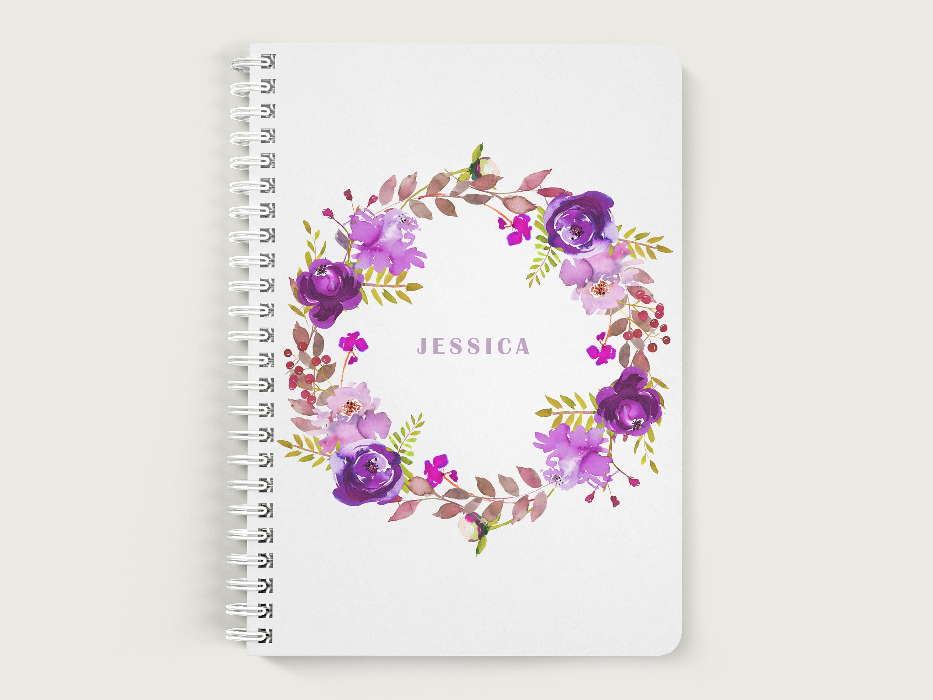 Personalized Purple Notebook Lined Journals and Notebooks - Etsy Hong Kong