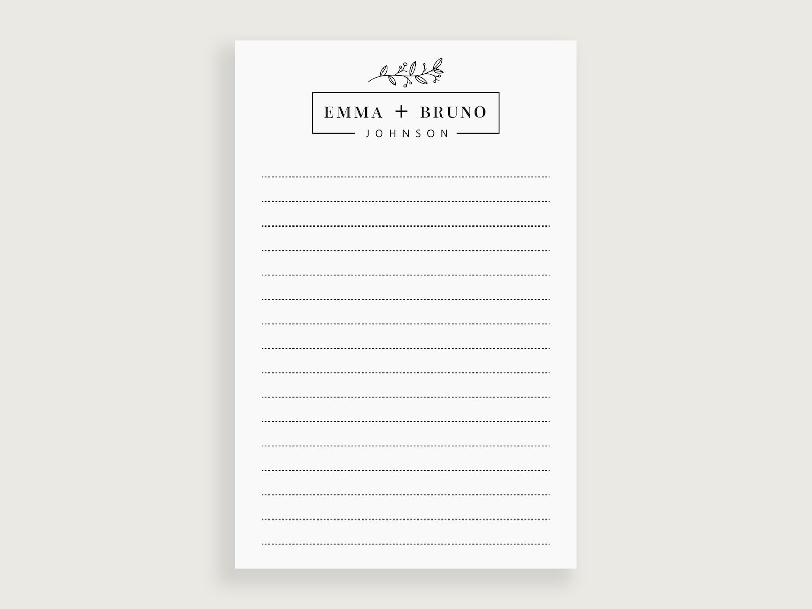 Wedding Notepad Personalized Stationery Writing Sets Custom - Etsy