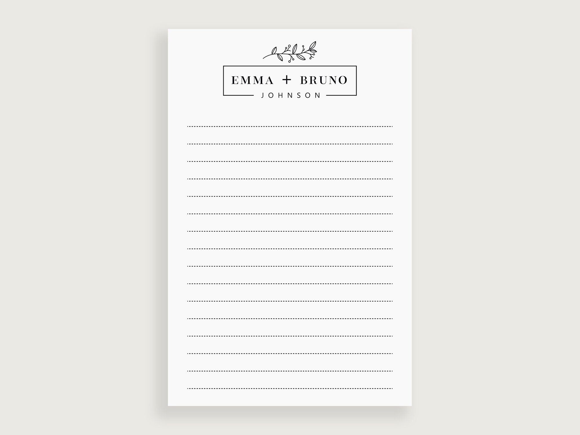 Wedding Notepad Personalized Stationery Writing Sets Custom - Etsy