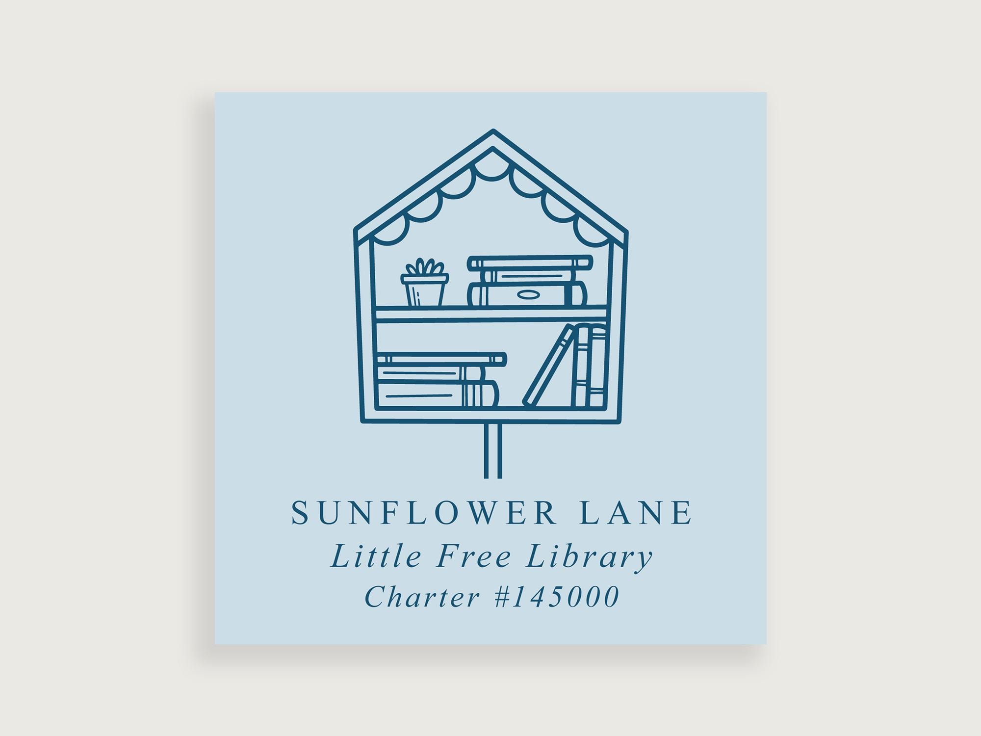 Little Free Library Book Label Personalized | Neighborhood Lending ...
