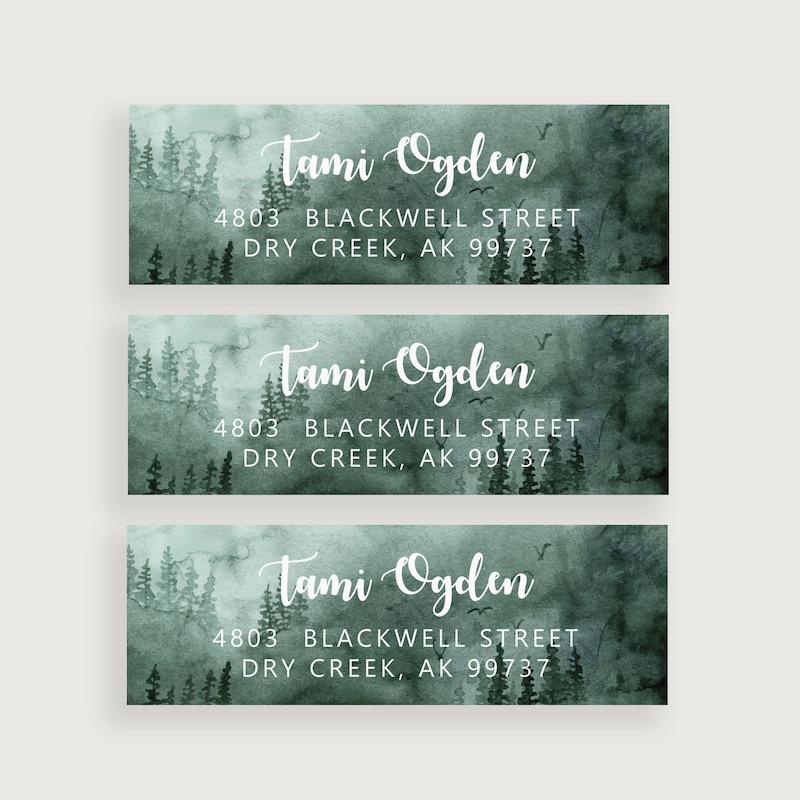 Personalized Address Labels - Etsy