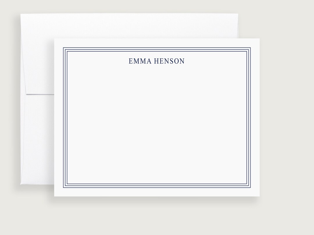 Professional Note Cards With Envelopes, Notecards for Men, Business ...