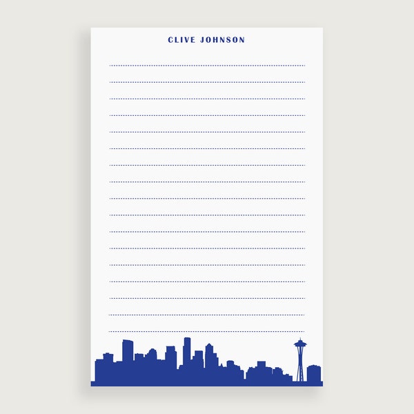 Seattle Notepad - Etsy
