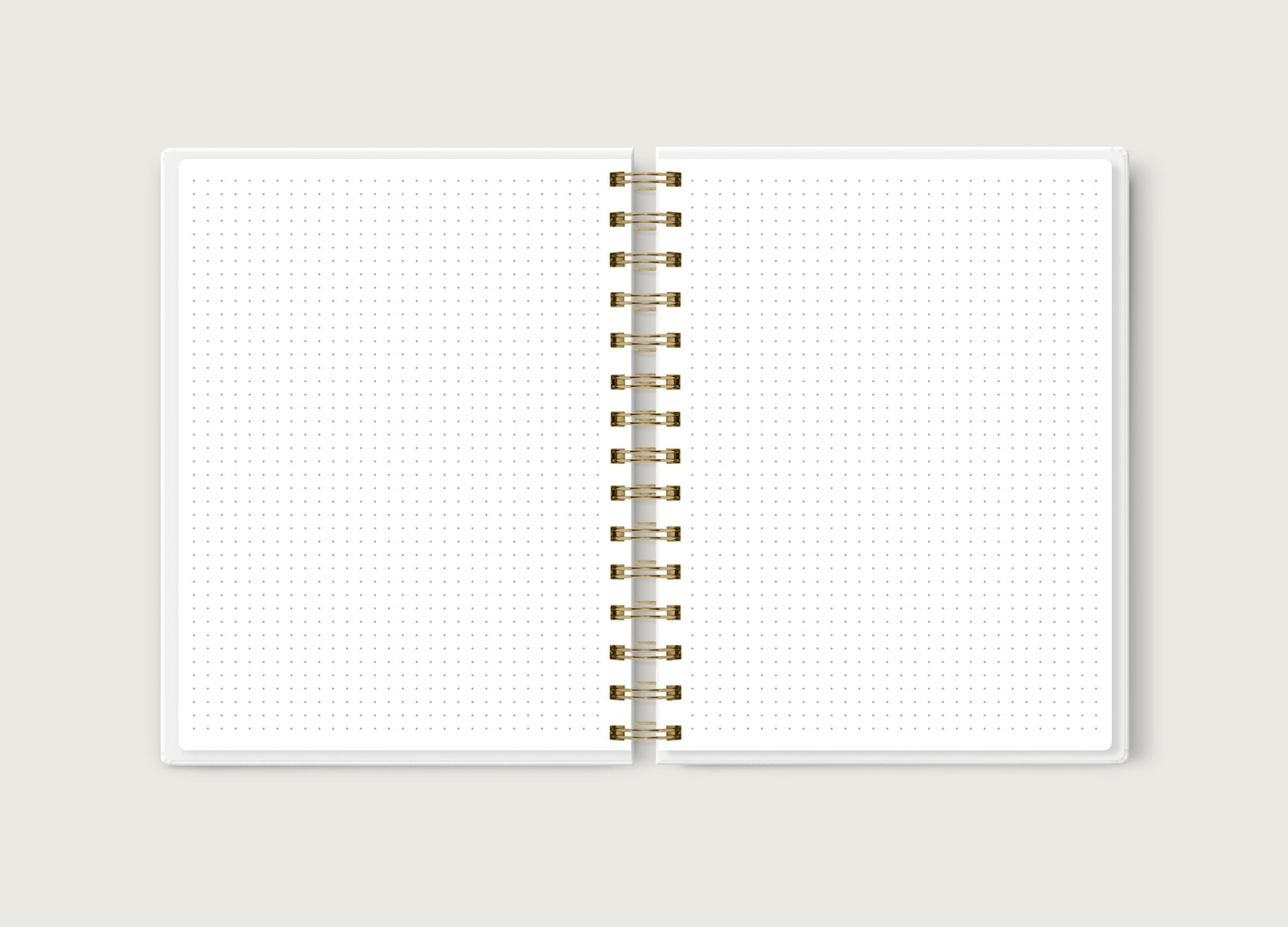 Dot Grid Notebook Spiral Dotted Grid Journal Lined Blank or - Etsy