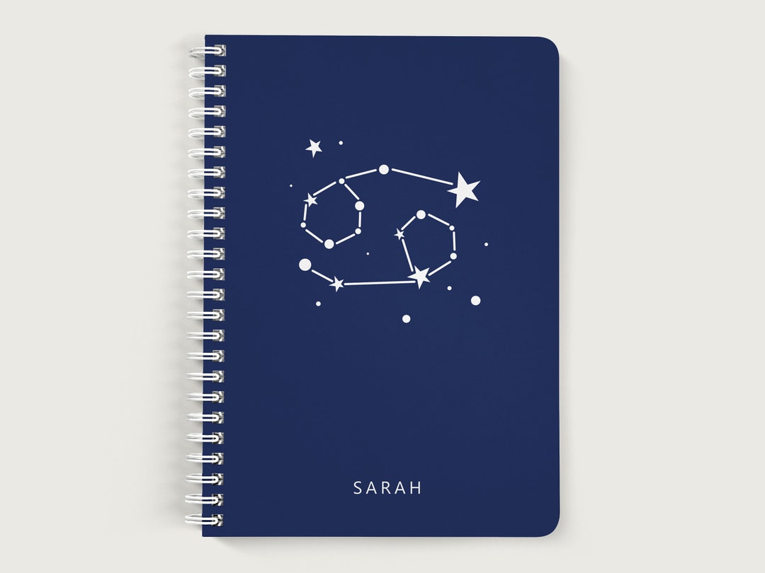 Zodiac Notebook, Zodiac Sign Notebook, Zodiac Journal, Star Sign ...