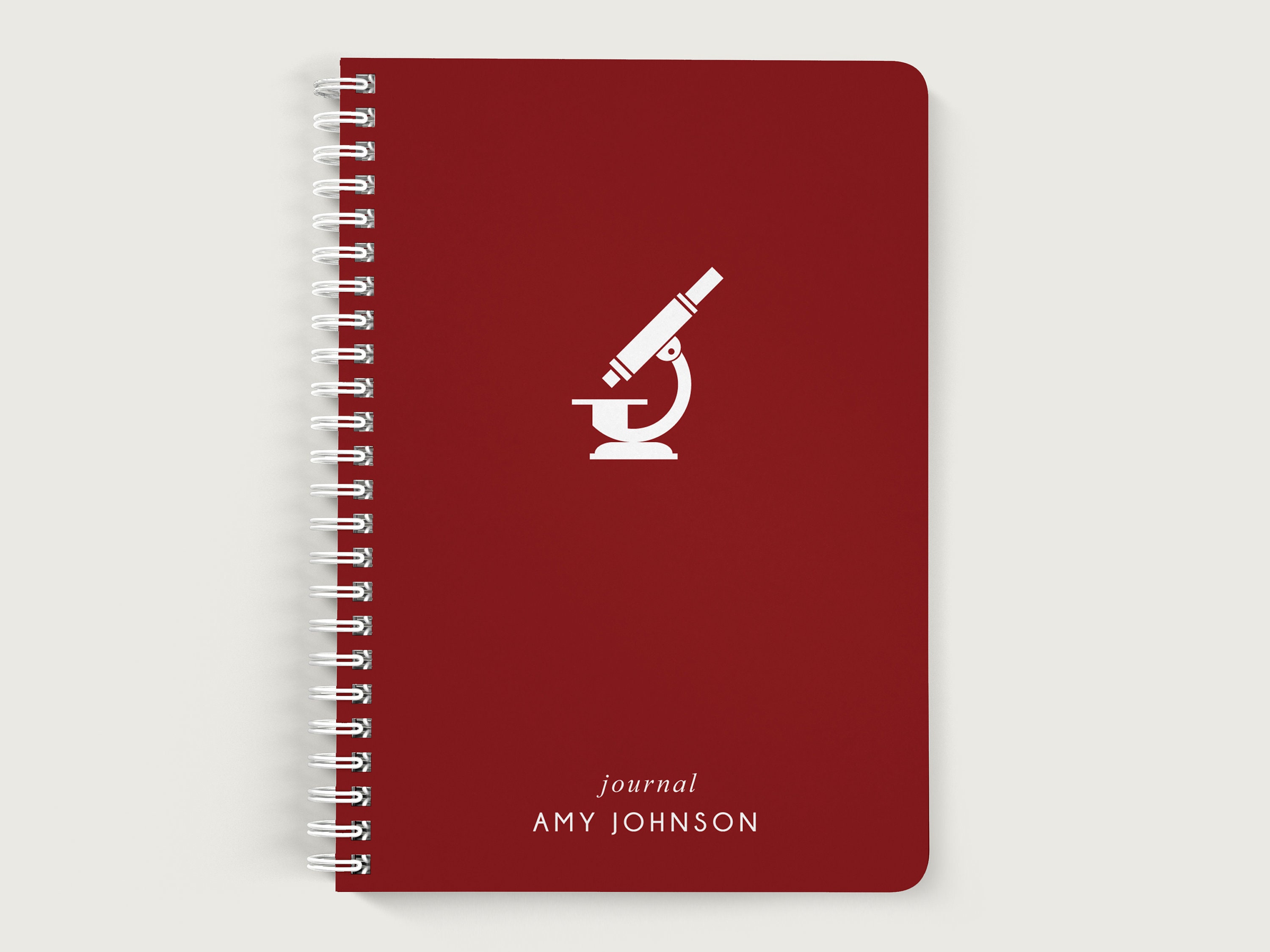 Science Notebook, Biology Notebook, Teacher Notebook Personalized ...
