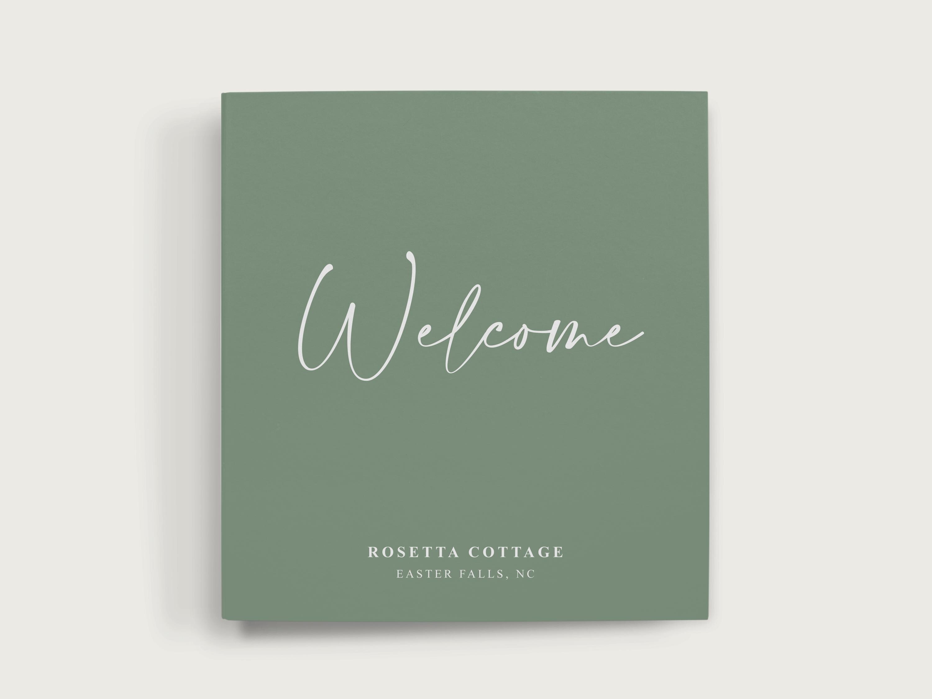 Personalized Guest Information Binder, Vacation Rental Welcome Book ...