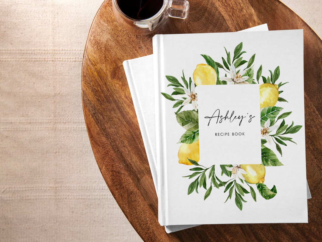Personalized Large Recipe Book Custom Hardcover Cook Book - Etsy