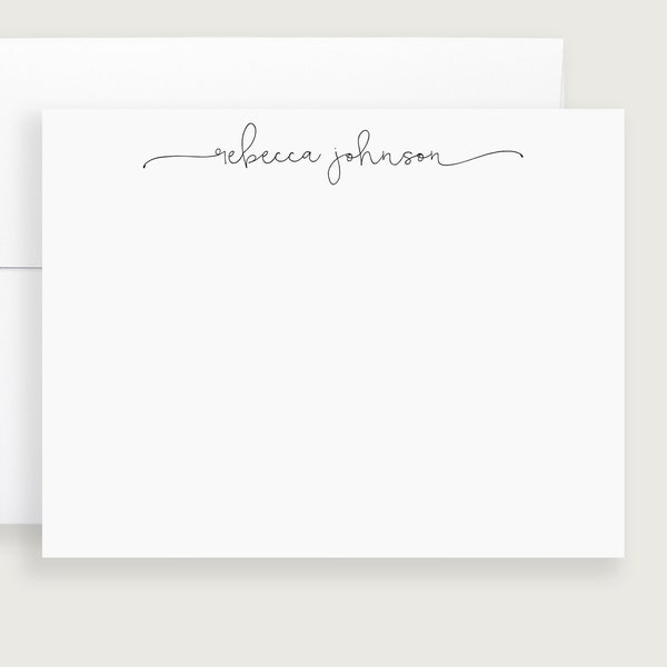 Flat Note Cards - Etsy