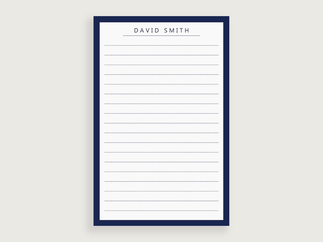 Personalized Notepad for Men, Notepad for Boss, Stationery Set for Men ...