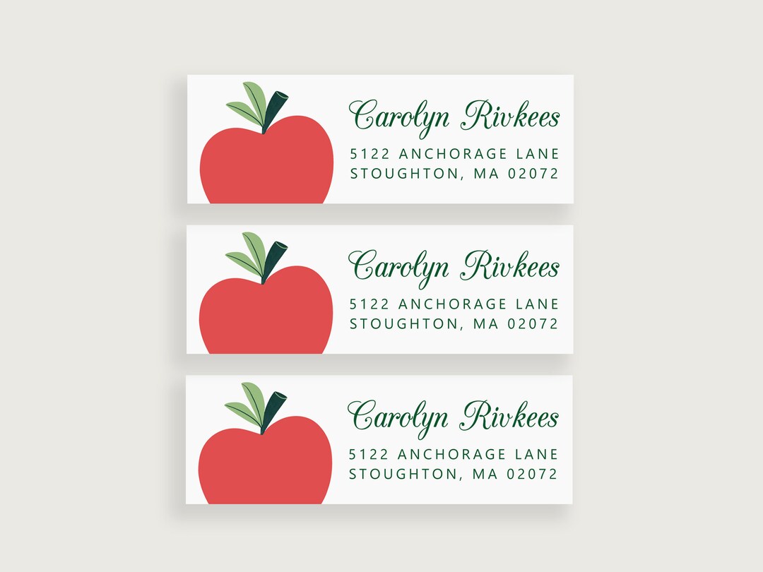 Teacher Return Address Labels, Teacher Address Labels, Sticker Address ...
