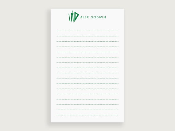 Math Notepad Personalized Notepad Boy Math Teacher Gift | Etsy