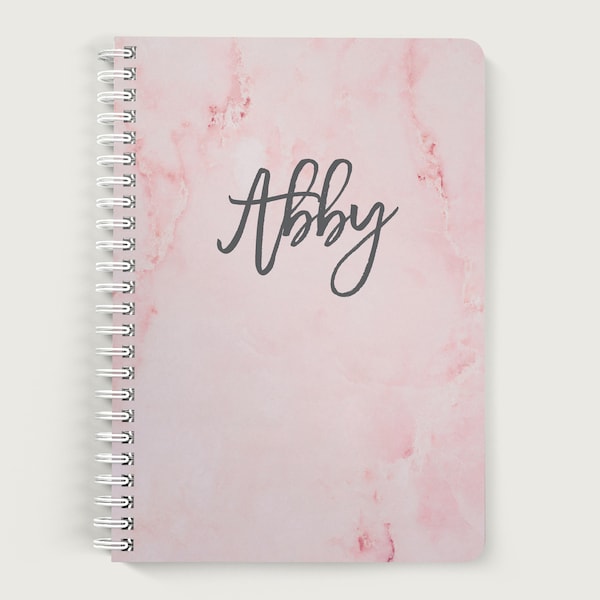 Marble Notebook - Etsy