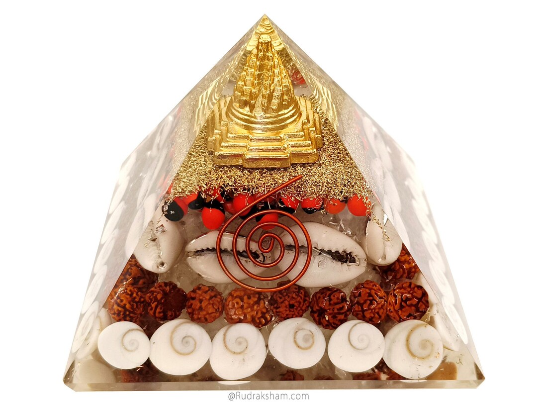 Laxmi Pyramid Orgonite Pyramid, for Prosperity, Wealth, Peace & Success ...