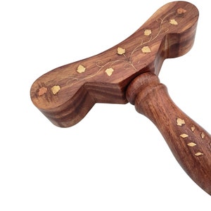 Yoga Danda | Traditional Meditation Stick | Wooden T Shaped Yoga Danda ...