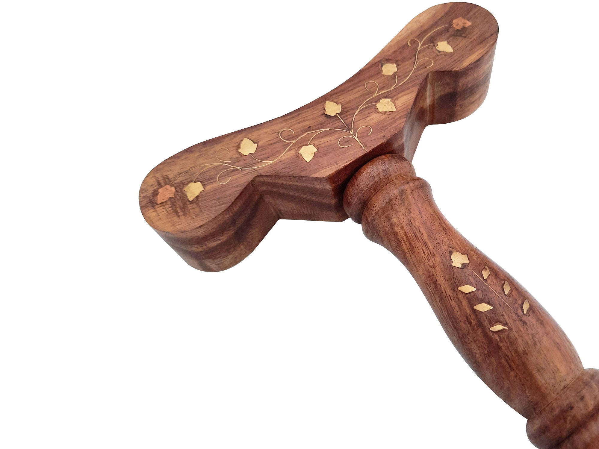 Yoga Danda | Traditional Meditation Stick | Wooden T Shaped Yoga Danda ...