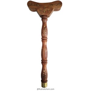 Yoga Danda Traditional Meditation Stick Wooden T Shaped | Etsy