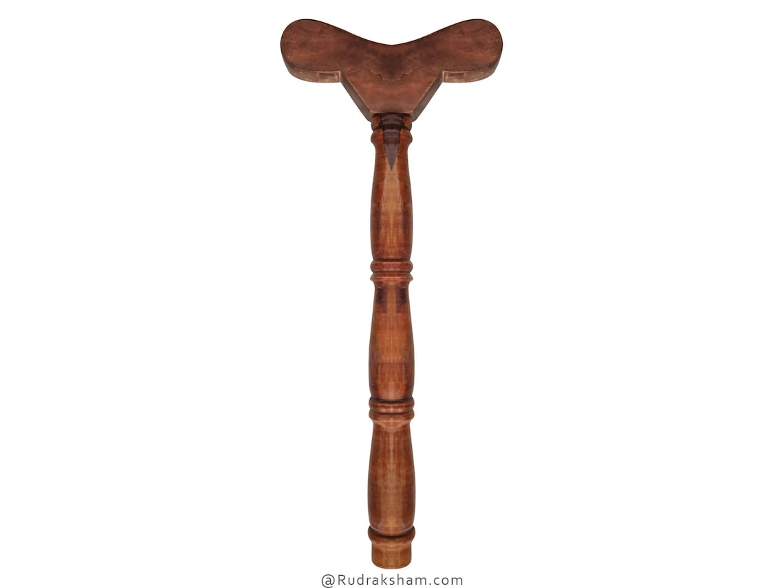 Yoga Danda | Traditional Meditation Stick | Wooden T Shaped Yoga Danda ...