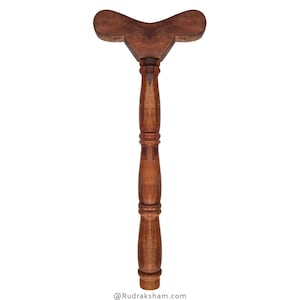 Yoga Danda | Traditional Meditation Stick | Wooden T Shaped Yoga Danda ...