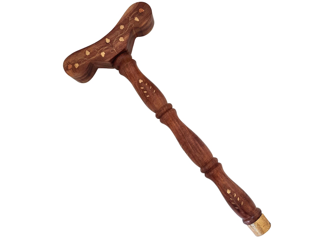 Yoga Danda | Traditional Meditation Stick | Wooden T Shaped Yoga Danda ...