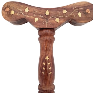 Yoga Danda | Traditional Meditation Stick | Wooden T Shaped Yoga Danda ...