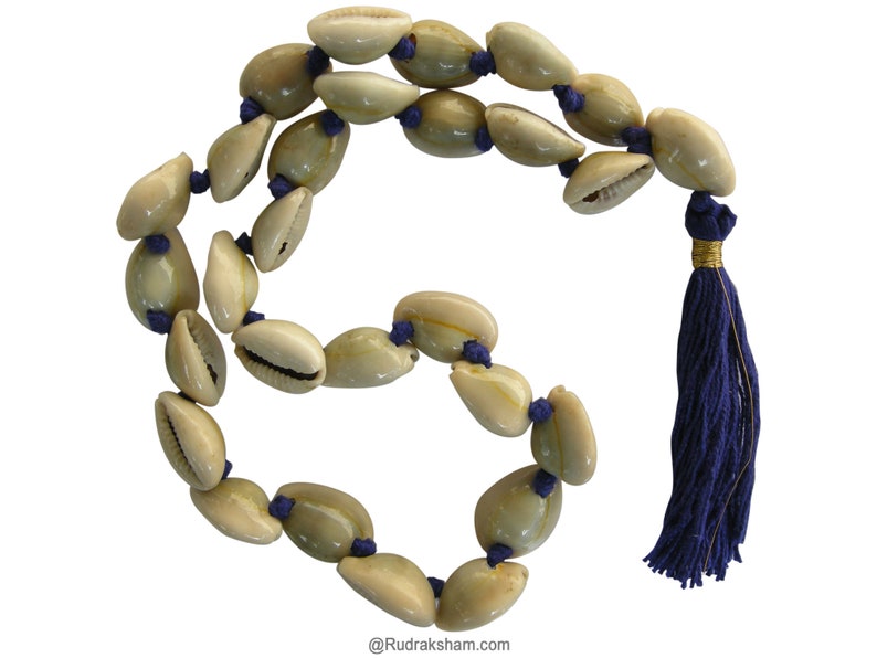 Original Kauri Shell Mala Necklace Cowries Japa Mala Cowry Japa Mala ...