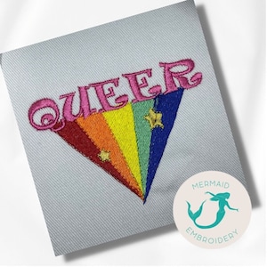 Queer Embroidery Design, Pride Embroidery Design Machine, Proud ...