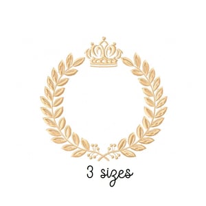 Crown Embroidery Design, Frames Embroidery Design Machine, Baby ...