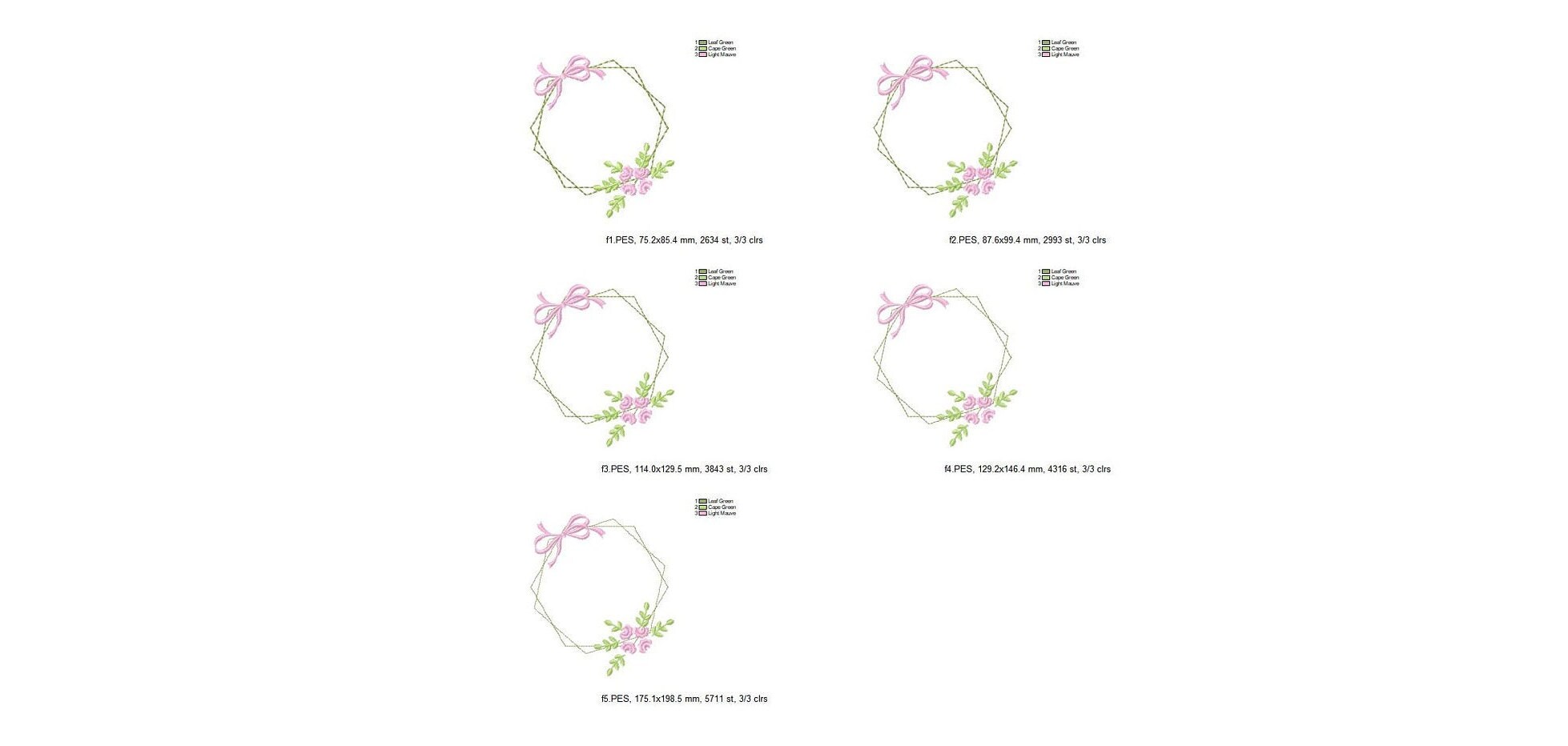 Frame Ribbon Embroidery Design Frame Embroidery Design Machine Floral ...