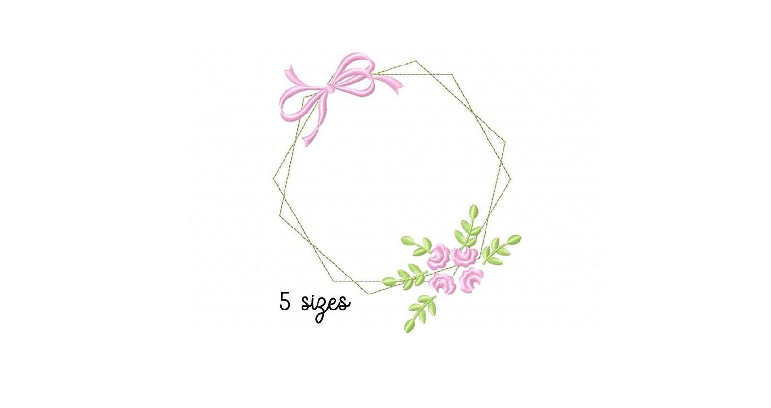 Frame Ribbon Embroidery Design Frame Embroidery Design Machine Floral ...