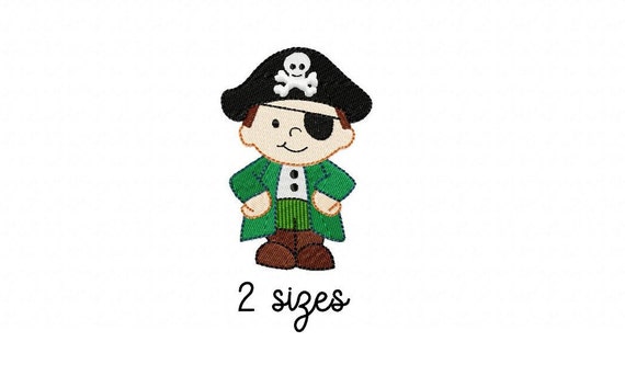 Pirate Embroidery Design Kids Embroidery Design Machine Baby | Etsy