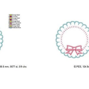 Cute Frame Ribbon Embroidery Design Frame Embroidery Design Machine ...