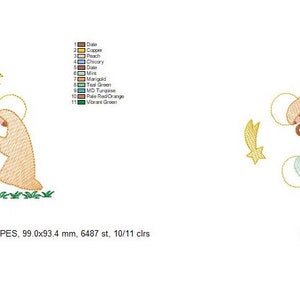 Holy Family Embroidery Design Machine, Christmas Embroidery Pattern ...