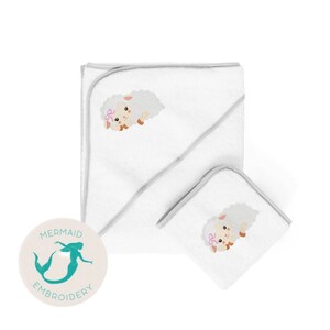 Sweet Sheep Girl 2 Embroidery Design Animals Embroidery Design Machine ...