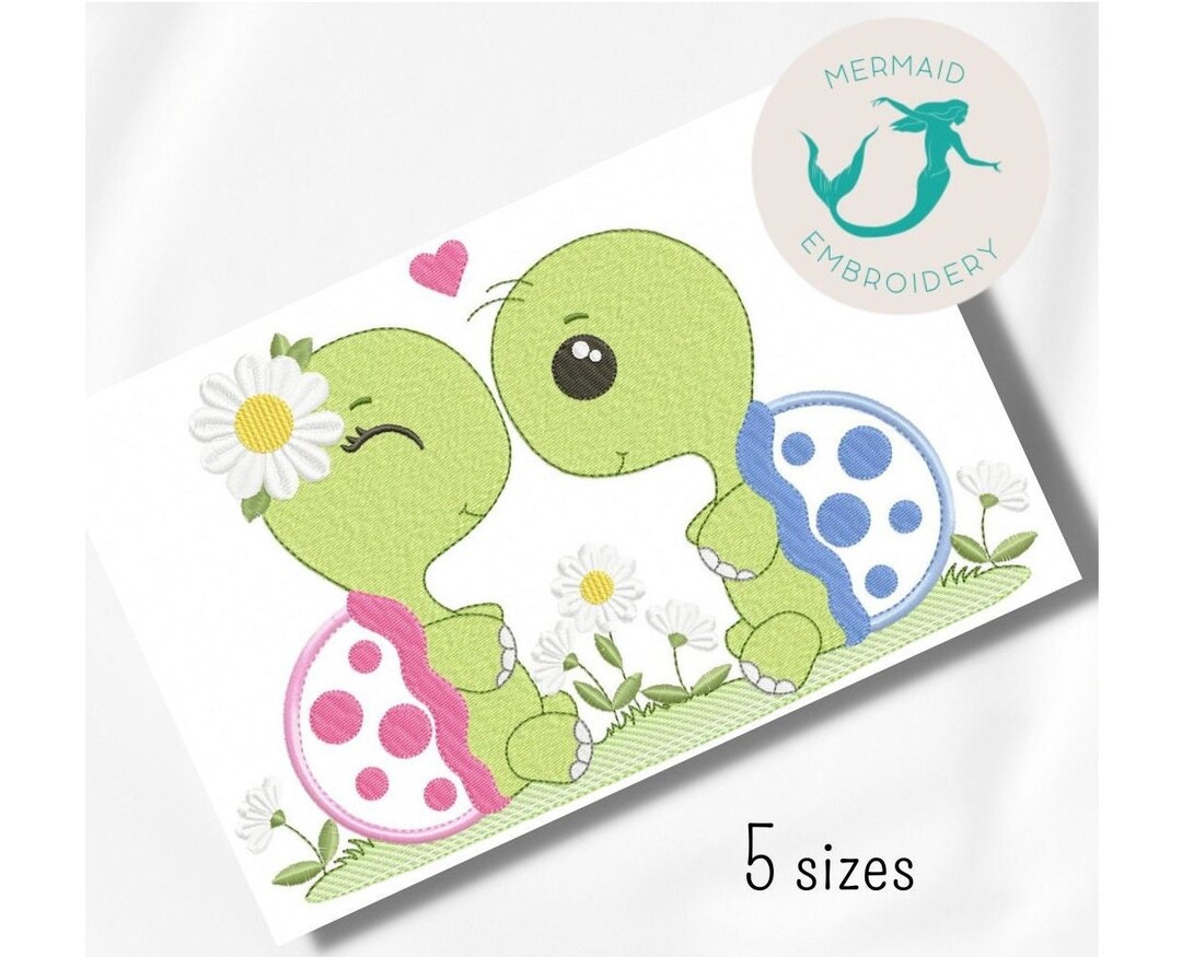 Cute Turtle Embroidery Design, Animals Embroidery Design Machine, Sea ...