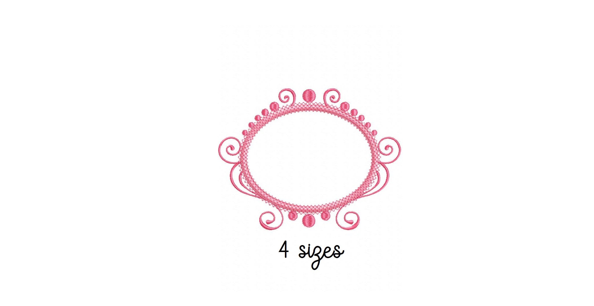 Pink Frame Embroidery Design, Baby Embroidery Design Machine, Towel ...
