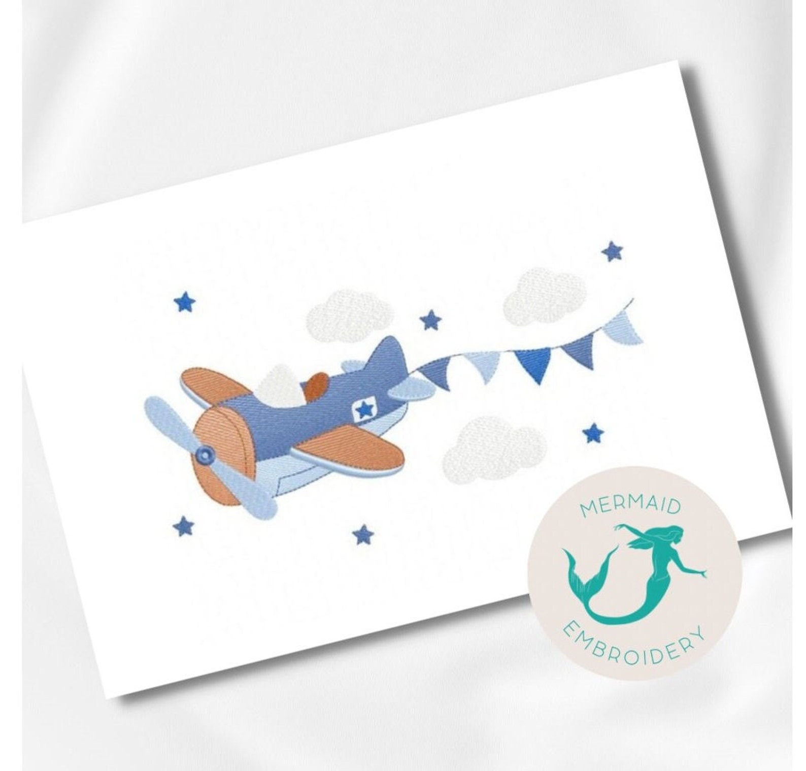Blue Plane Embroidery Design Boy Embroidery Design Machine - Etsy