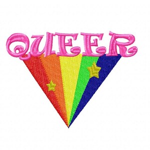 Queer Embroidery Design, Pride Embroidery Design Machine, Proud ...