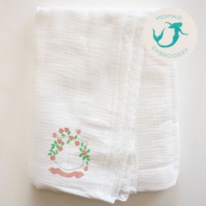 Pink Flowers Frame Embroidery Design Frame Embroidery Design Machine ...