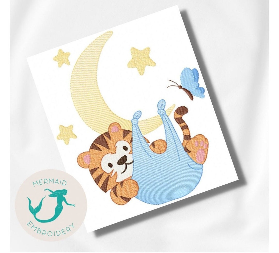 Cute Tiger Embroidery Design, Animals Embroidery Design Machine, Baby ...