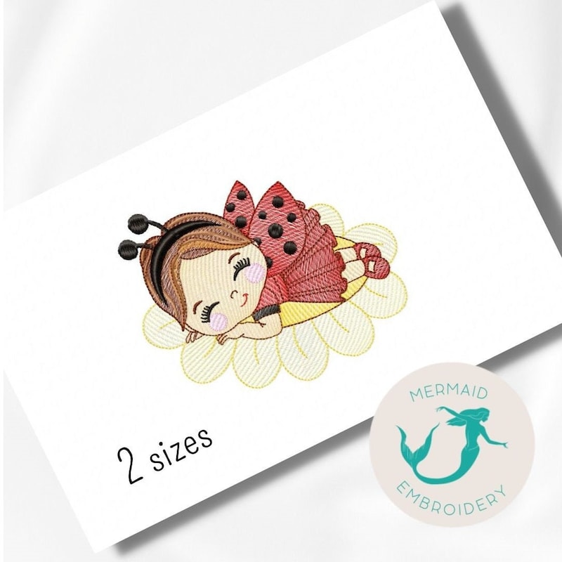 Ladybug Embroidery - Etsy