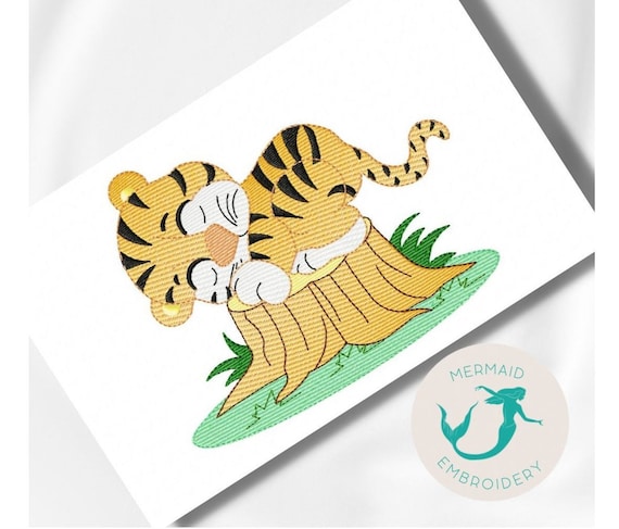 Tiger Embroidery Design Baby Embroidery Design Machine Animals - Etsy