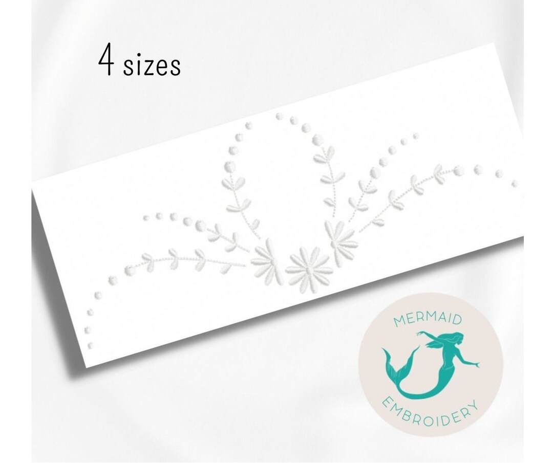 Branches Frame Embroidery Design Frame Embroidery Design Machine Floral ...