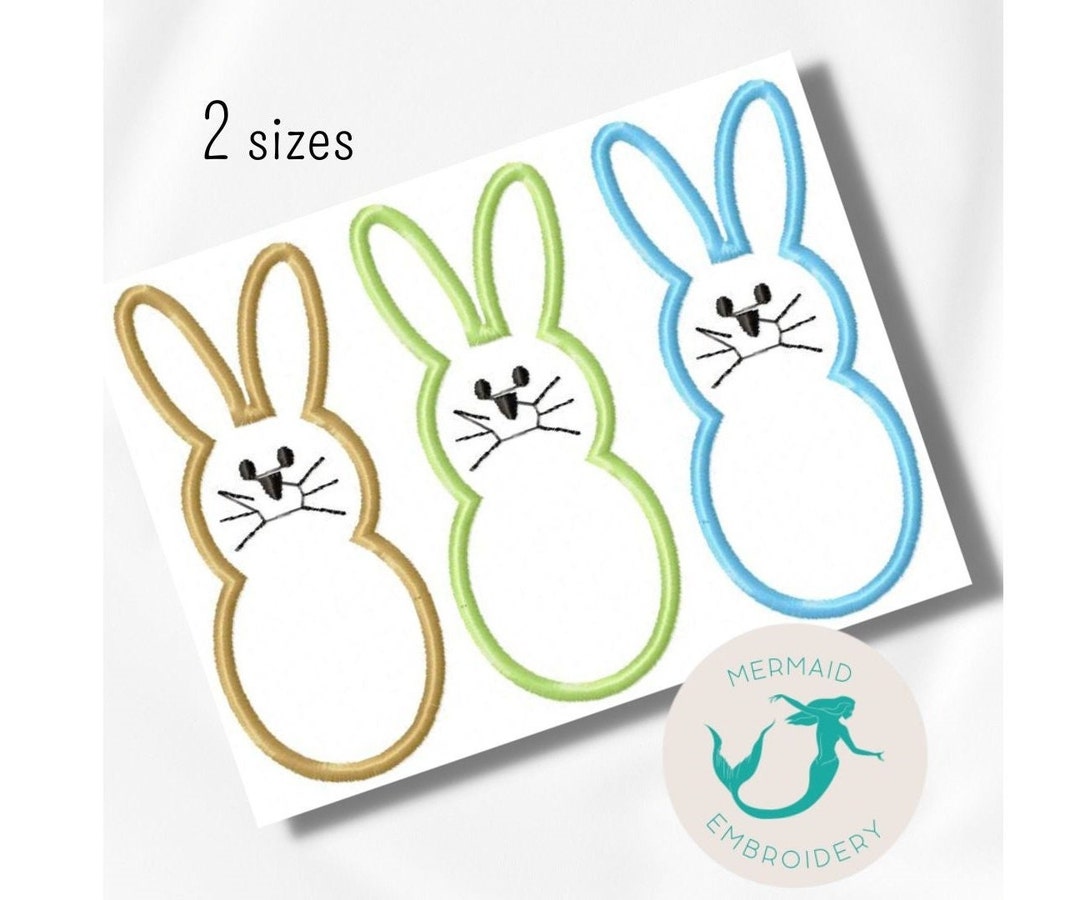 Bunny Trio Embroidery Design Machine, Easter Embroidery Pattern ...