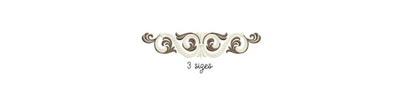 Arabesque Embroidery Design Frames Embroidery Design Machine | Etsy